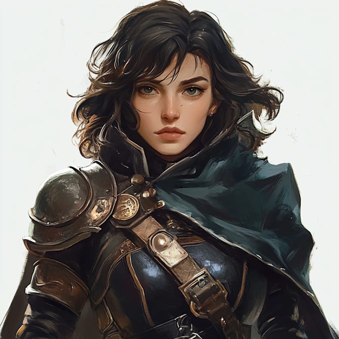 Do dnd character art, fantasy character design in anime style by ...