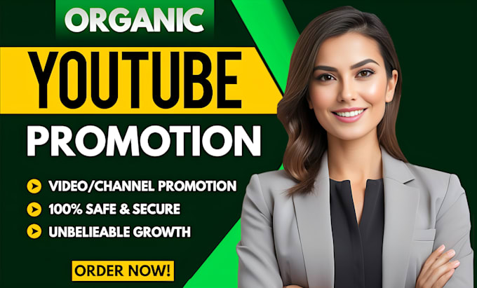 Do channel promotion for complete youtube channel monetization organic ...