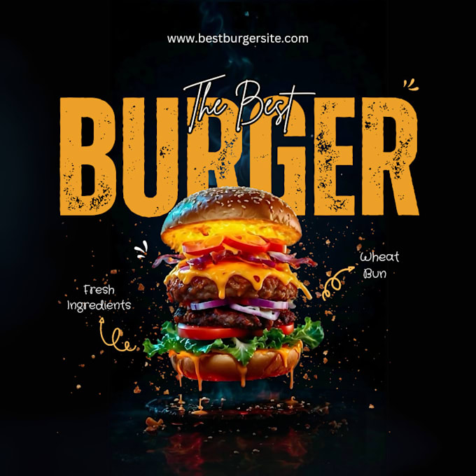 Create eye catching food posters for your social media and restaurant ...