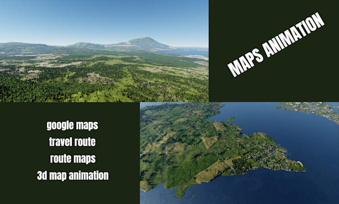 Google maps animation, vector earth route map, travel route map animation video by ...