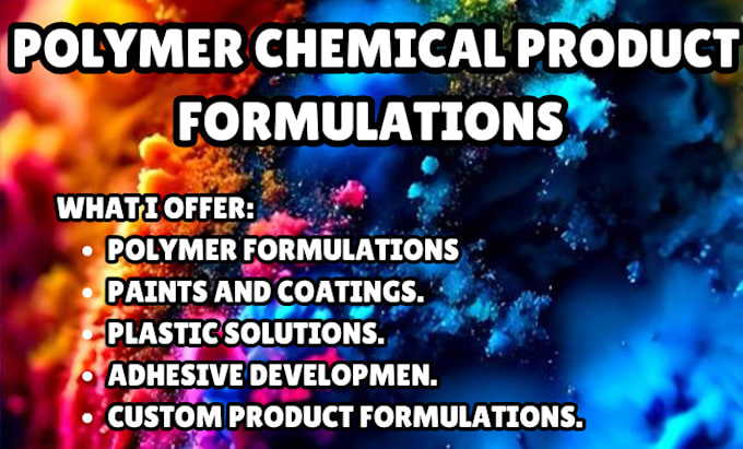 Do biodegradable bio based polymer chemical product formulations by ...