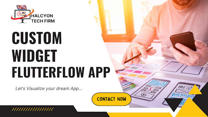 Build a custom widget flutterflow app with expert flutter firebase ...