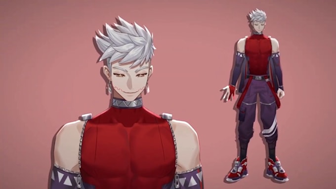 Vtuber model, vtuber, character design live2d rig, vrm,vsf,vrchat ...