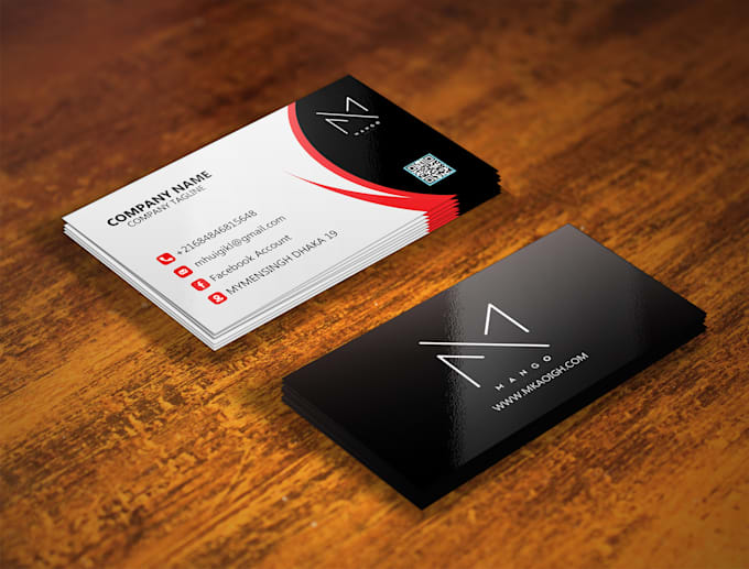 Make premium business card design by Mahid_graphics | Fiverr