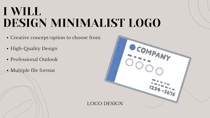 Create professional and unique minimalist logo design for your brand by Adam_mikhail | Fiverr
