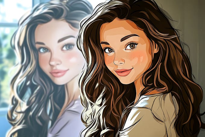 Create cartoon or caricature portrait from your photo by Wesleyartin ...