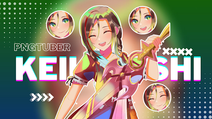 Draw a custom pngtuber avatar for twitch and stream in anime style by ...