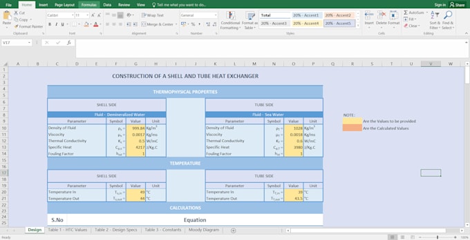 Design an excel calculation sheet by Niket_a | Fiverr