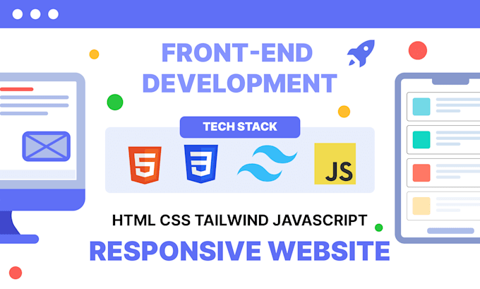 Build responsive front end websites using tailwind css from your design ...