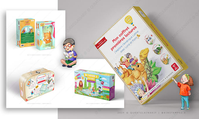 Make 2d 3d box design packaging for game boards or card game by ...