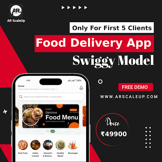 Build custom food delivery app swiggy zomato model by Kajalgupta646 ...