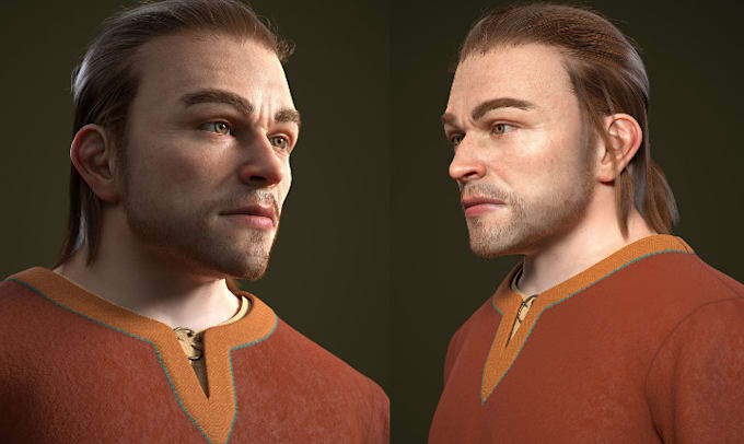 Realistic 3d human character model metahuman character 3d model ...