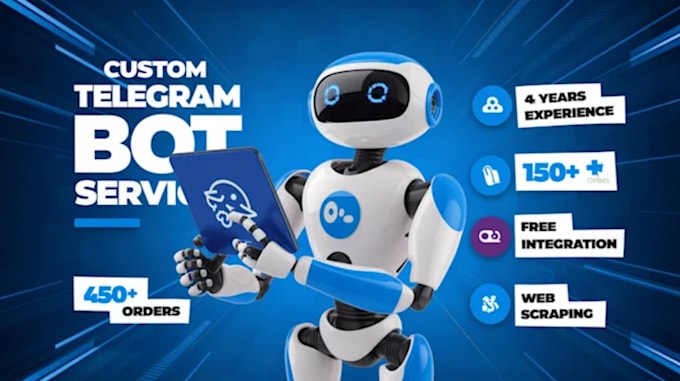 Create telegram bots, rose bot, telegram scraper automation, web bot ... Create telegram bots, rose bot, telegram scraper automation, web bot ...