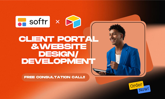Build softr airtable make jetadmin adalo glide client portal mobile app database by Isaac_builds ...