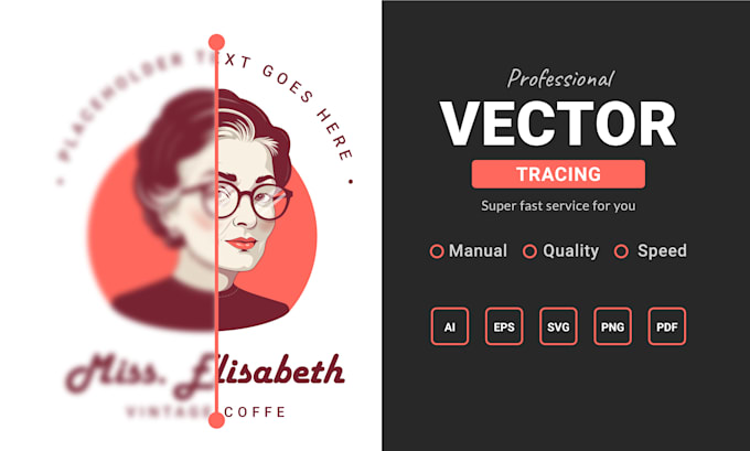Replicate, redesign, remake, vectorize your logo by Miraz_ahmeed | Fiverr