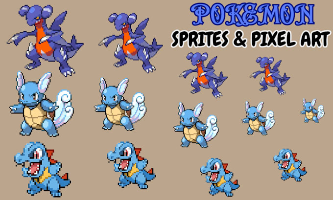 Create a custom pokemon or fakemon sprite, pokemon trainer sprites and ...