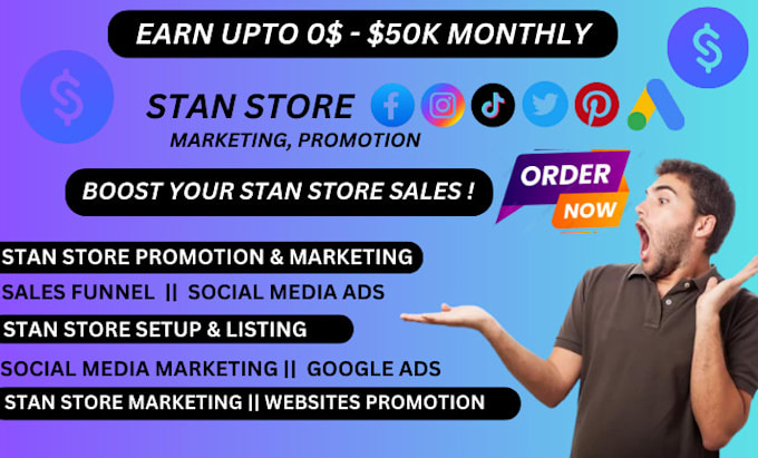 Do stan store promotion, stan store design and marketing, stan store ...