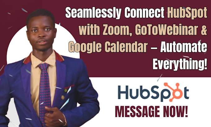 Integrate, connect hubspot with goto webinar, zoom, google calendar by ...