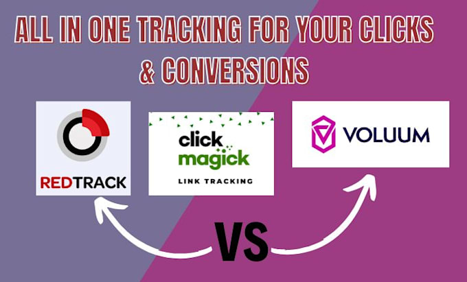 Track your clicks and conversions with redtrack or clickmagick by ...
