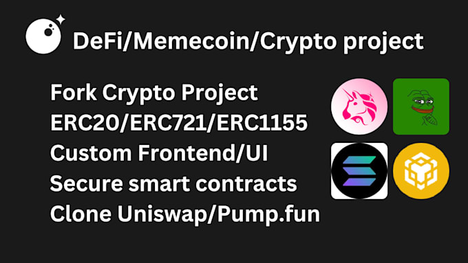 Develop your defi, memecoin, crypto project by Callisto_labs | Fiverr