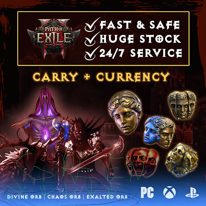 Help you get any currency or items in path of exile 2 by Olsenpai | Fiverr