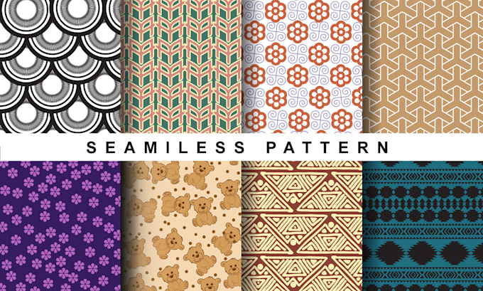 Design a unique seamless pattern by Pacloud | Fiverr