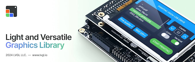 Create lvgl graphics program into your microcontroller by Indraagstn | Fiverr