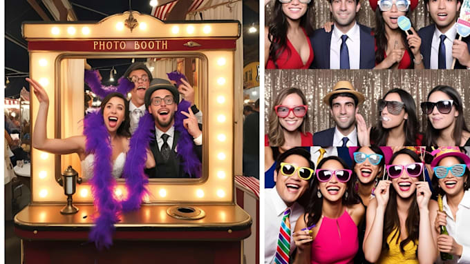 Group photo booth template add people remove background by Ansemu | Fiverr