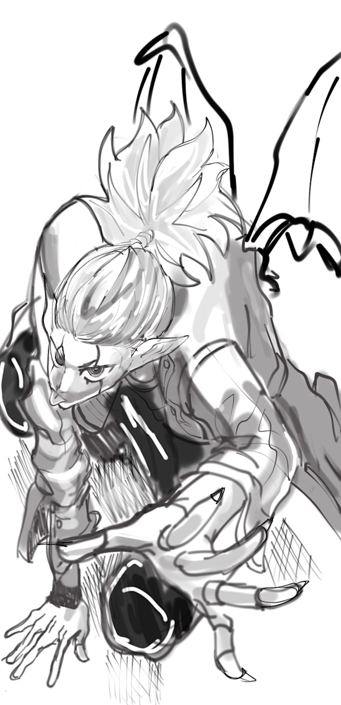 Do character designs, illustration and portraits by Kennyjibril | Fiverr