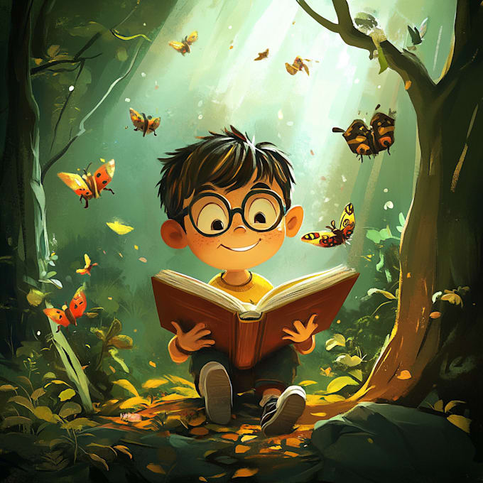 Draw children book illustrations and covers by Silvershard8a | Fiverr