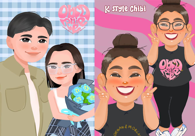 Create and customize detailed cartoon illustration by Reeraaaay | Fiverr