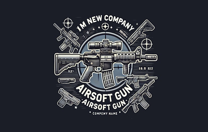 Design airsoft gun logo with satisfaction guaranteed by Nola_steuber ...