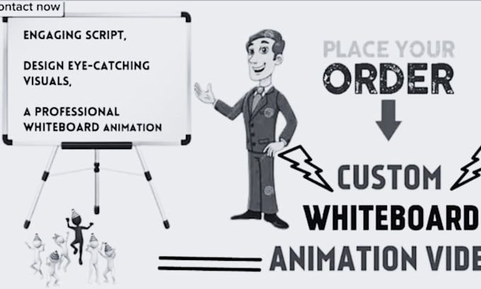 Custom whiteboard animation explainer or animated video by Marjium | Fiverr