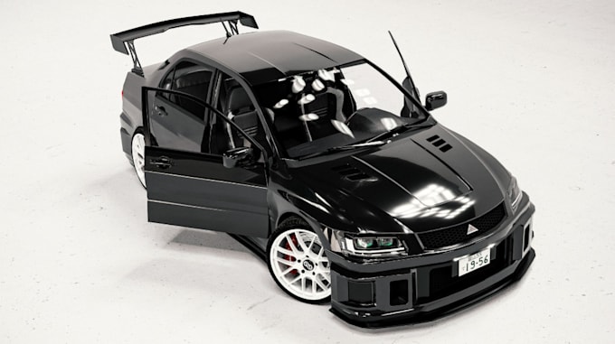 Recreate game car, compact car, model 3d car interior, convertible car ...