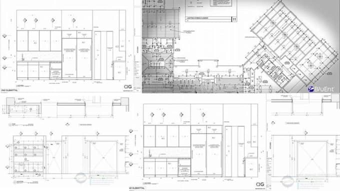 Design amazing 3d millwork drawing, shop drawing, casework drawing and ...