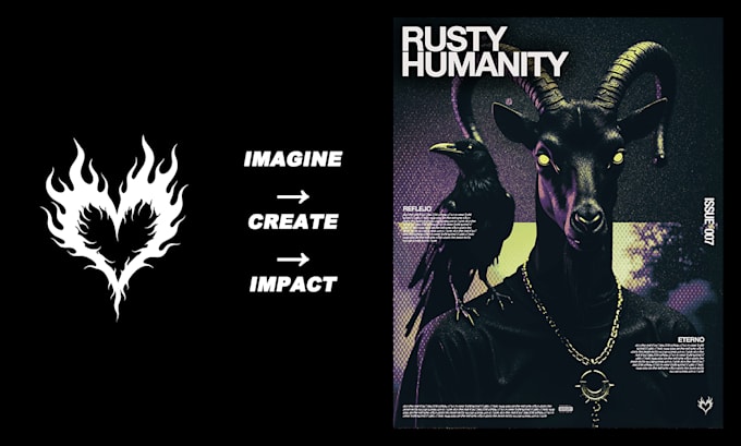 Create a dark and occult flyer for your events by Rustyhumanity | Fiverr