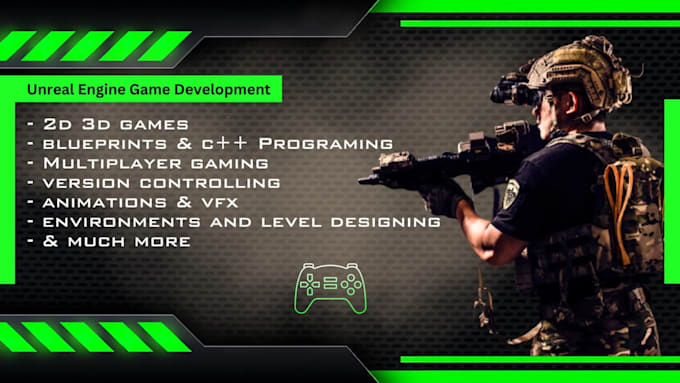 Do unreal engine video game development and blueprints by Digital_solute | Fiverr