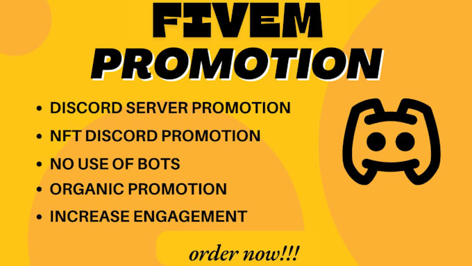 Create organic fivem server promotion by Aop_empire01 | Fiverr