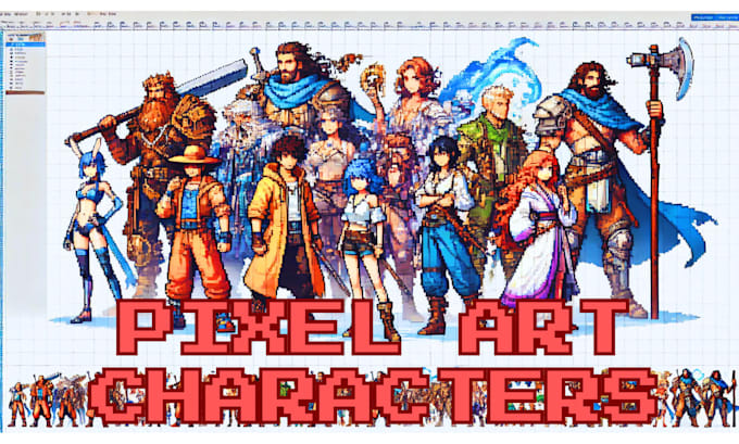 Make pixel art animation 8 bit 16 bit pixel sprite sheet 2d minecraft ...