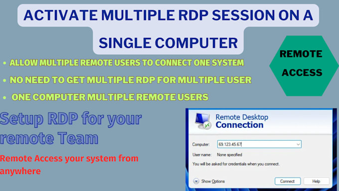 Configurer un bureau à distance avec plusieurs connexions rdp sur un système