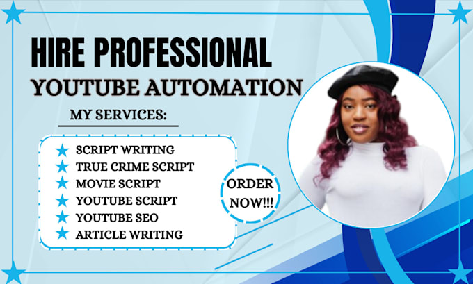 Write true crime script, scriptwriting, podcast writing, article ...