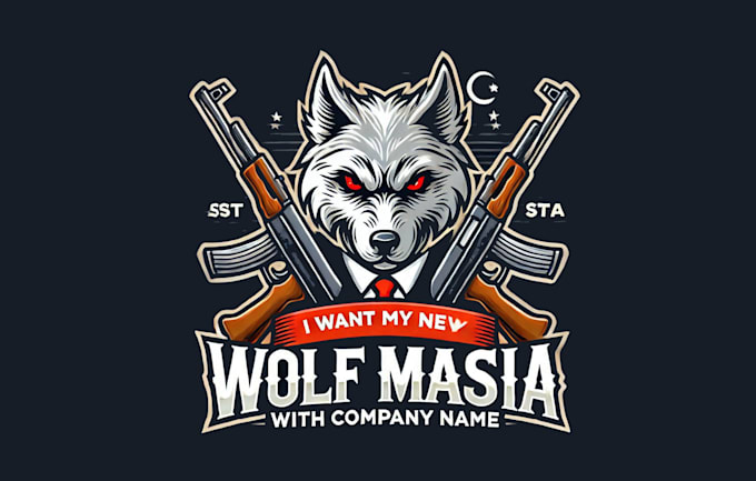 Design high quality wolf mafia mascot logo with express delivery by ...