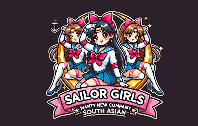 Design creative sailor girls mascot logo in very short time by Kamren ...