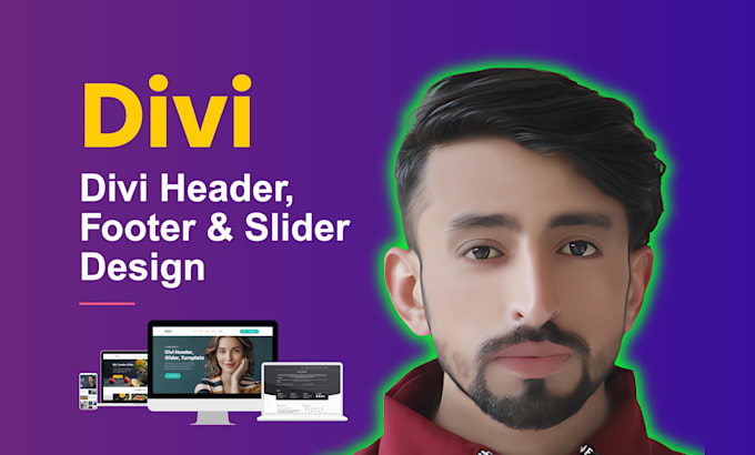Design header, footer, mega menu, and image slider using divi theme by Wordpresspro121 | Fiverr