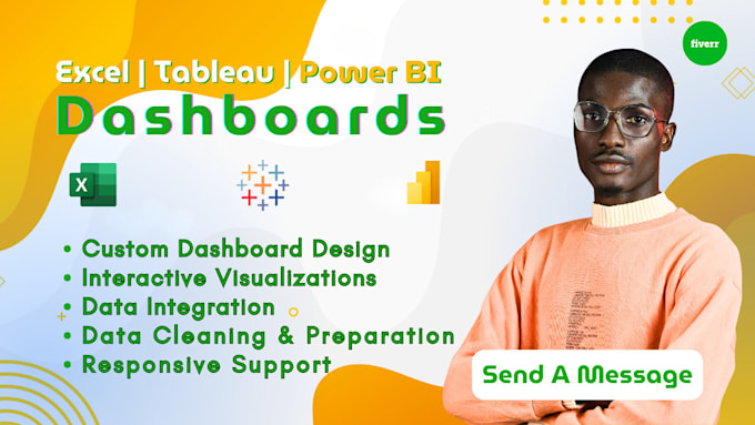 Create Excel Dashboard Power Bi Dashboard Or Tableau Dashboard For Data Insights By Datastory00