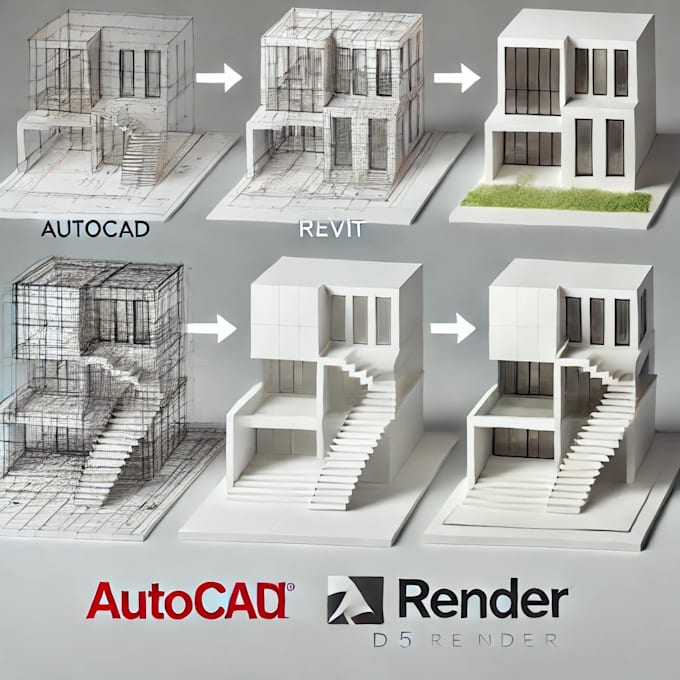 Do professional model your dwg drawings in revit by Cangol_ | Fiverr