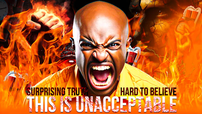 Design eye catching click worthy youtube thumbnails in just 20 hours by ...