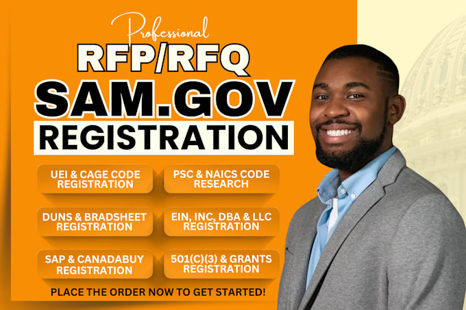 Do sam gov, obtain uei, cage code and write rfp rfq government contract ...