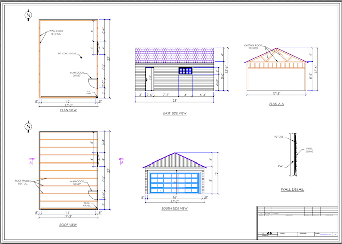 2d drawings for permit submission by Ayoubsr | Fiverr
