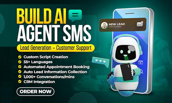 Do ai sms agent that book appointment, convert leads, more by Thomas ...
